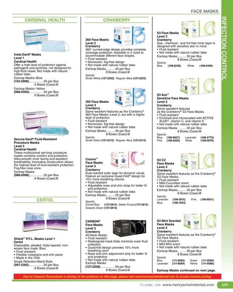2021/2022 Henry Schein Dental Merchandise Catalog (without pricing) - 649