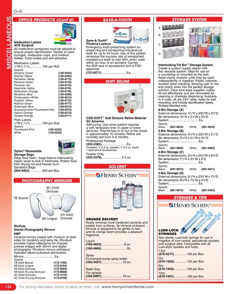 Oral Surgery Specialty Catalog - 2022-2023 - 134