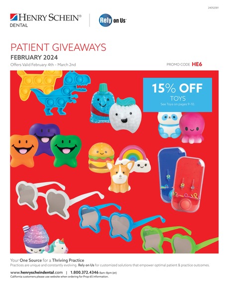 Dental - Patient Giveaways - February 2024