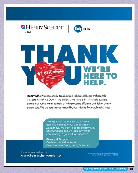 Preventive Oral Health Flyer - August/September 2022 - Journal - 59