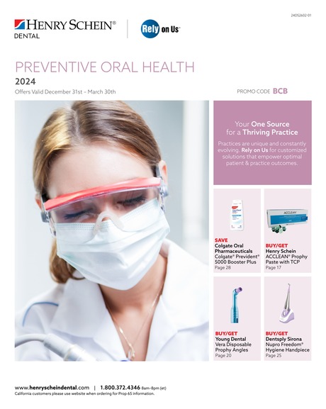 Preventive Oral Health Flyer - January - March 2024