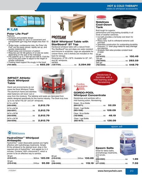 Sports, School Nurse, Foot & Ankle Catalog - 2021 - 2022 - 213