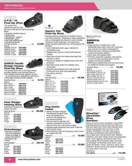 Sports, School Nurse, Foot & Ankle Catalog - 2021 - 2022