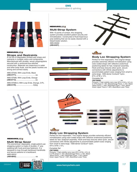 Sports, School Nurse, Foot & Ankle Catalog - 2023 - 2024 - 117