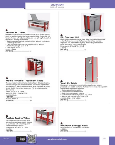 Sports, School Nurse, Foot & Ankle Catalog - 2023 - 2024 - 135