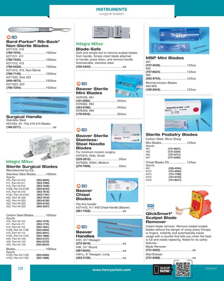 Sports, School Nurse, Foot & Ankle Catalog - 2023 - 2024 - 258