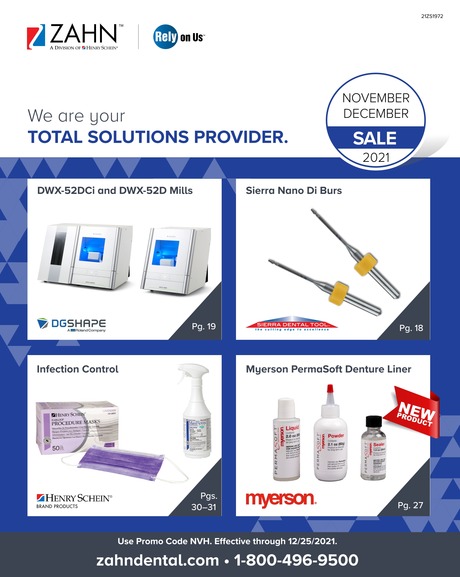 Zahn Dental Sales - November/December 2021