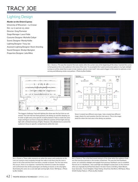 Theatre Design & Technology - Spring 2023 - 42