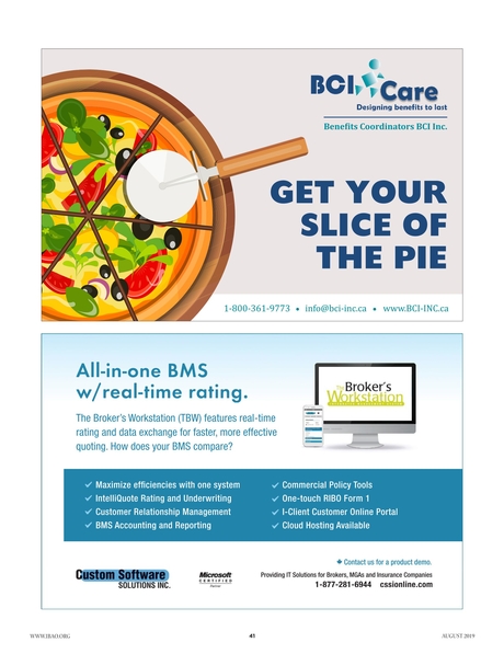 The Ontario Broker - August 2019 - 41