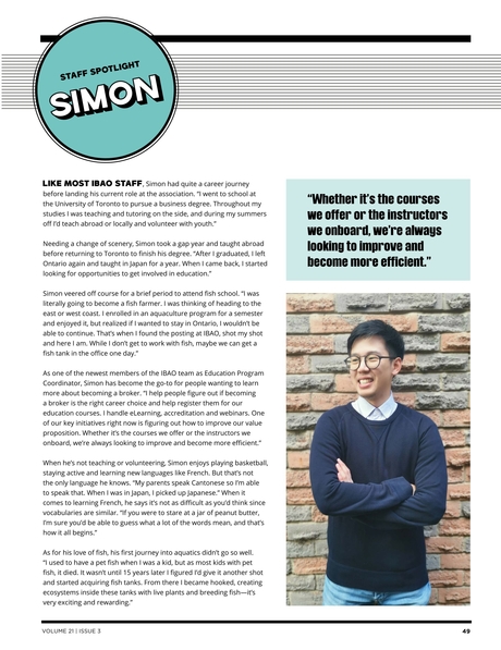 The Ontario Broker - Volume 21, Issue 3 - 49