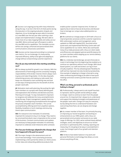 The Ontario Broker - Volume 21, Issue 6 - 18