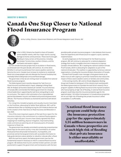 The Ontario Broker - Volume 22, Issue 4 - 38