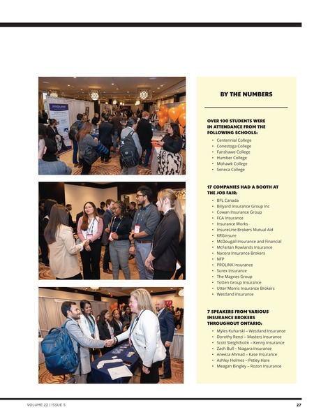 The Ontario Broker - Volume 22, Issue 5 - 27