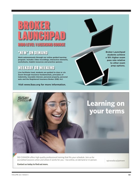 The Ontario Broker - Volume 22, Issue 5 - 53