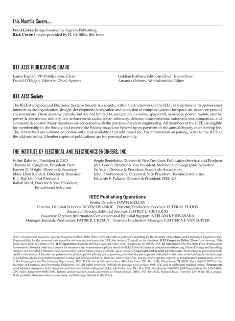 IEEE - Aerospace and Electronic Systems - June 2023 - Cover2