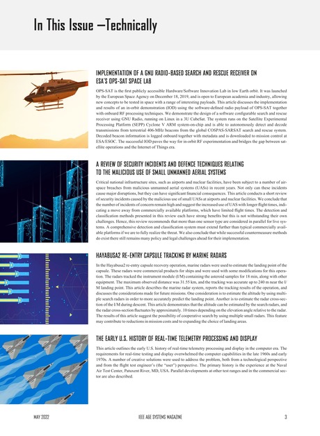 IEEE - Aerospace and Electronic Systems - May 2022 - 3
