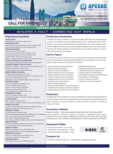 Ieee Circuits And Systems Magazine Q3 2022 Cover2