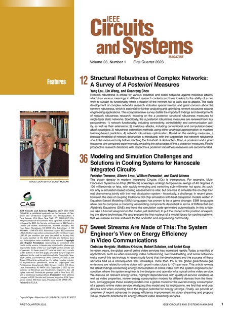 IEEE Circuits and Systems Magazine - Q1 2023 - Contents