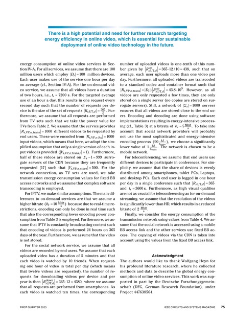 IEEE Circuits and Systems Magazine - Q1 2023 - 75