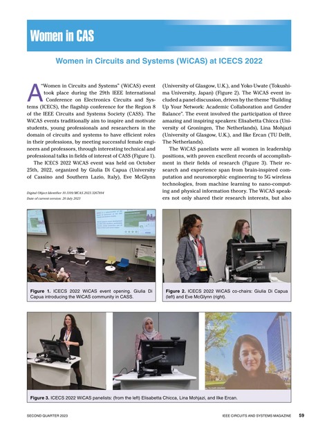 IEEE Circuits and Systems Magazine - Q2 2023 - 59