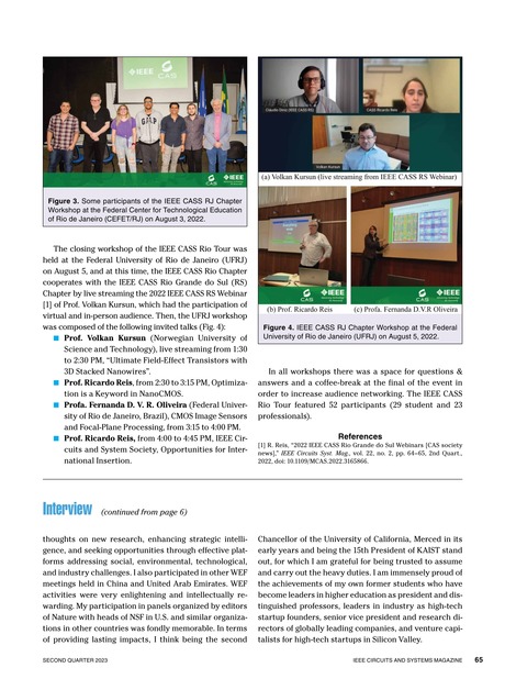 IEEE Circuits and Systems Magazine - Q2 2023 - 65