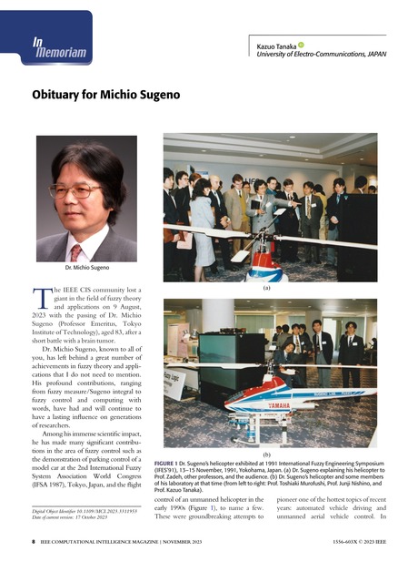 Ieee Computational Intelligence Magazine November 2023 8