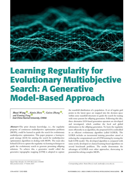 IEEE Computational Intelligence Magazine - November 2023 - 29
