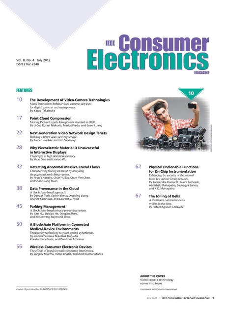 IEEE Consumer Electronics Magazine - July 2019 - Contents