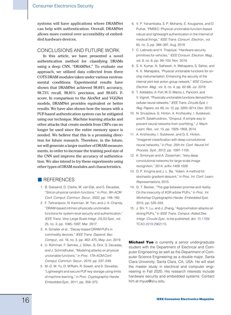 IEEE Consumer Electronics Magazine - July/August 2021 - 16