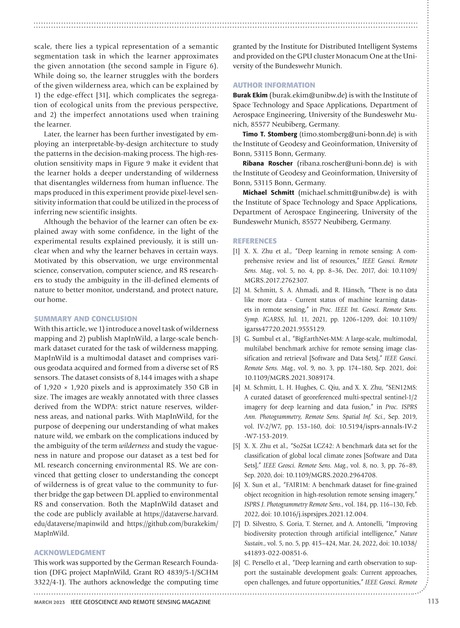 IEEE Geoscience and Remote Sensing Magazine - March 2023 - 113