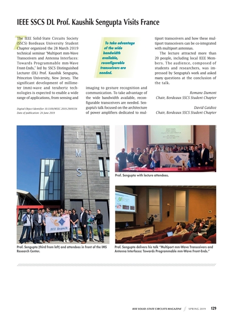 IEEE Solid-States Circuits Magazine - Spring 2019 - 129