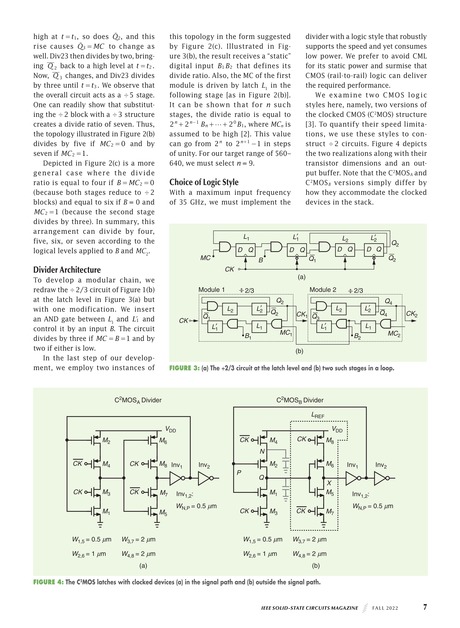 IEEE Solid-States Circuits Magazine - Fall 2022 - 7