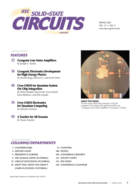 IEEE Solid-States Circuits Magazine - Spring 2021 - Contents