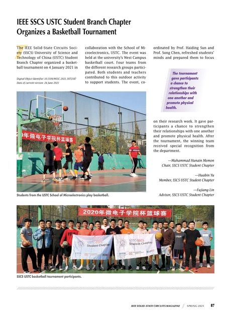 IEEE Solid-States Circuits Magazine - Spring 2021 - 87
