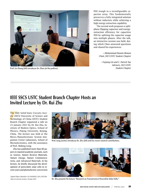 IEEE Solid-States Circuits Magazine - Spring 2021 - 89