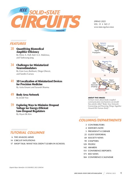 IEEE Solid-States Circuits Magazine - Spring 2023 - Contents