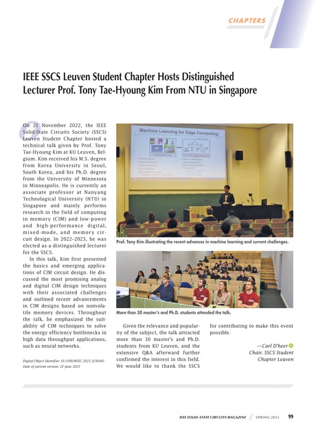IEEE Solid-States Circuits Magazine - Spring 2023 - 99