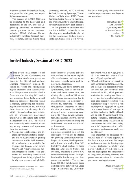 IEEE Solid-States Circuits Magazine - Spring 2023 - 154