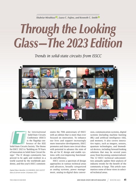 IEEE Solid-States Circuits Magazine - Winter 2023 - 45