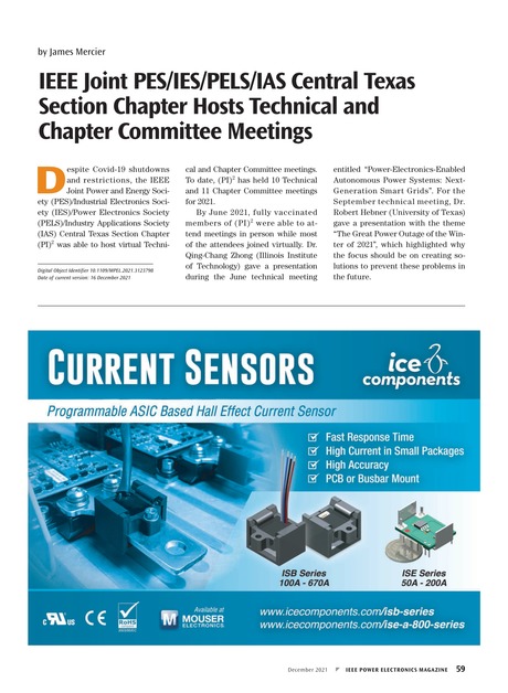 IEEE Power Electronics Magazine - December 2021 - 59