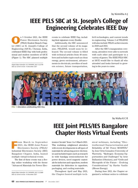 IEEE Power Electronics Magazine - December 2021 - 60