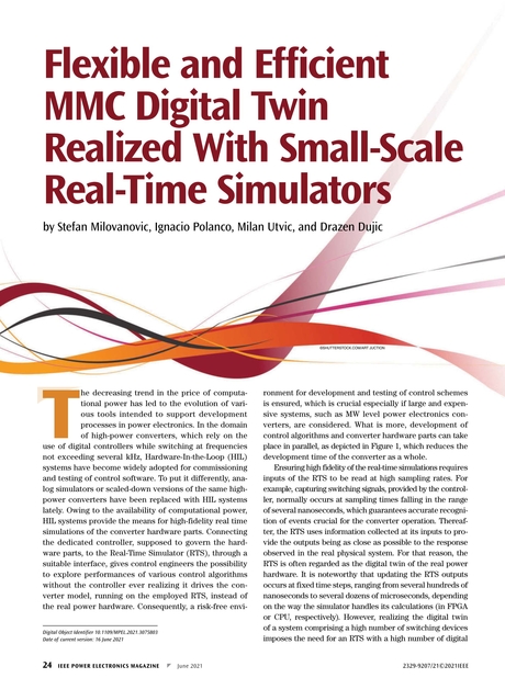 IEEE Power Electronics Magazine - June 2021 - 24