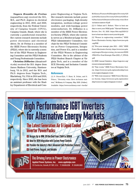 IEEE Power Electronics Magazine - June 2021 - 75