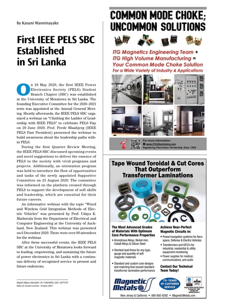 IEEE Power Electronics Magazine - June 2021 - 81