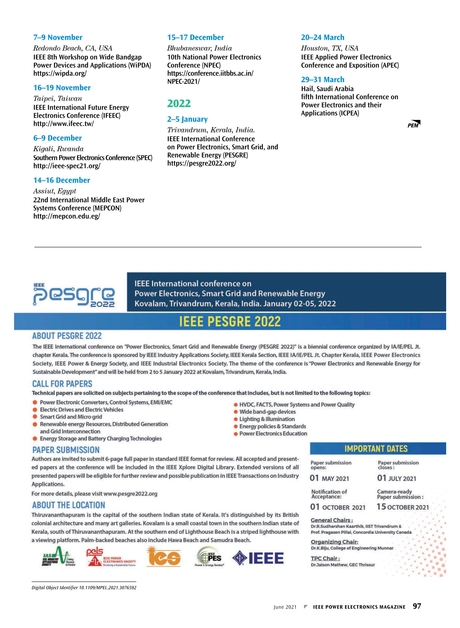 IEEE Power Electronics Magazine - June 2021 - 97
