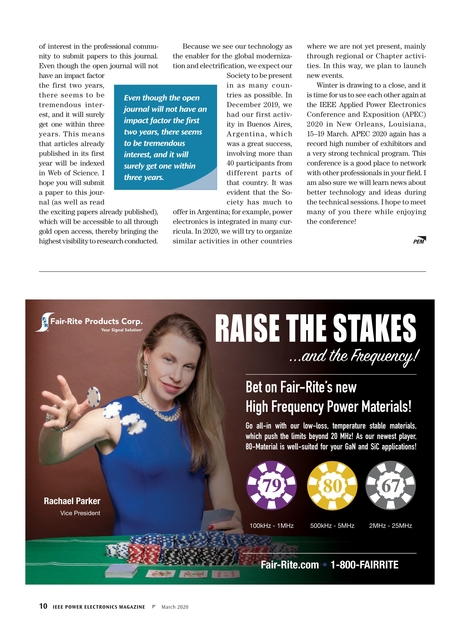 IEEE Power Electronics Magazine - March 2020