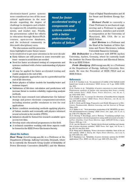 IEEE Power Electronics Magazine - March 2023 - 51