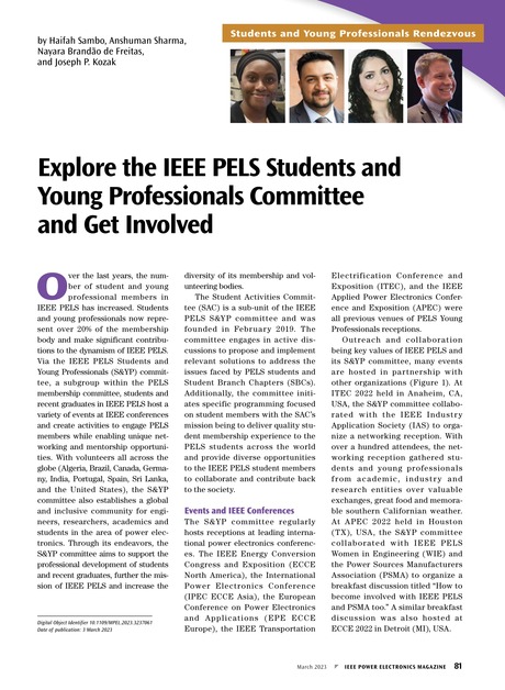 IEEE Power Electronics Magazine - March 2023 - 81