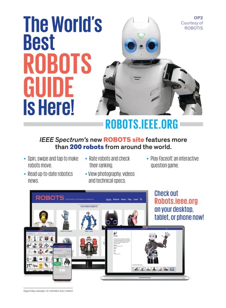 IEEE Robotics & Automation Magazine - June 2022 - Cover4