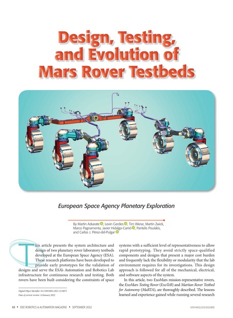 IEEE Robotics & Automation Magazine - September 2022 - 10